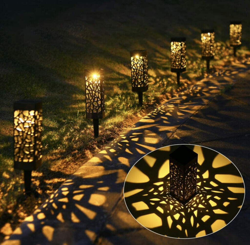 Tomshine LED-Solar-Gartenleuchten - 40% Rabatt - Im Garten