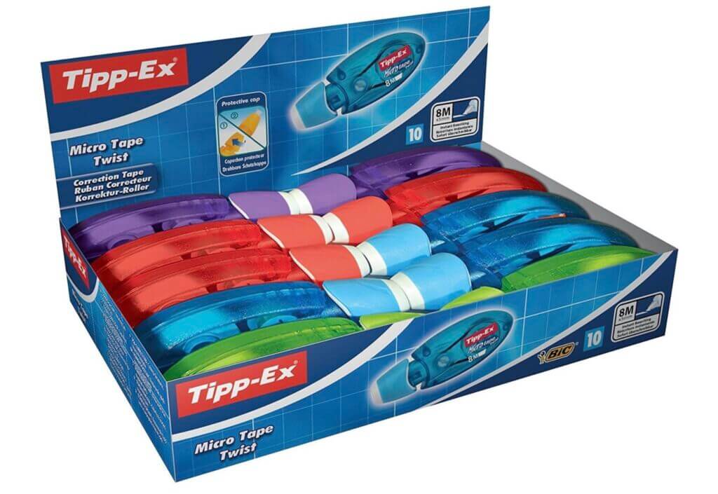 Tipp-Ex Korrekturroller Micro Tape Twist 10er Pack - 40% Rabatt ...