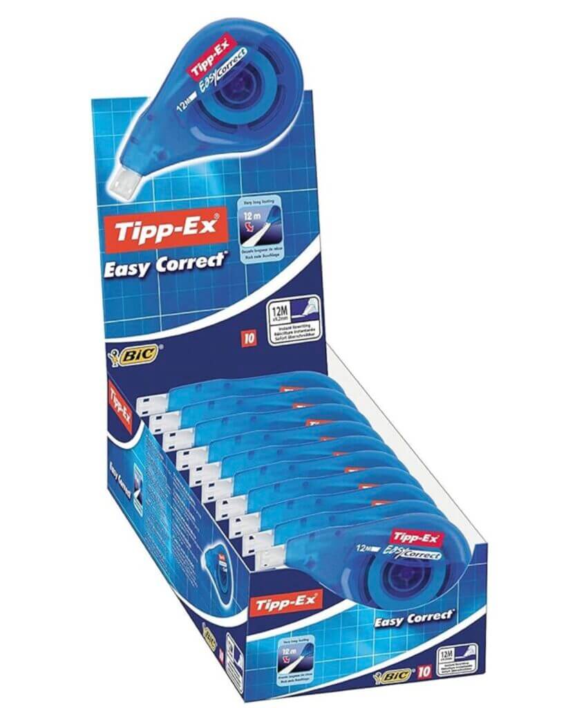 Tipp-Ex Korrekturroller Easy Correct 10er Set - 71% Rabatt