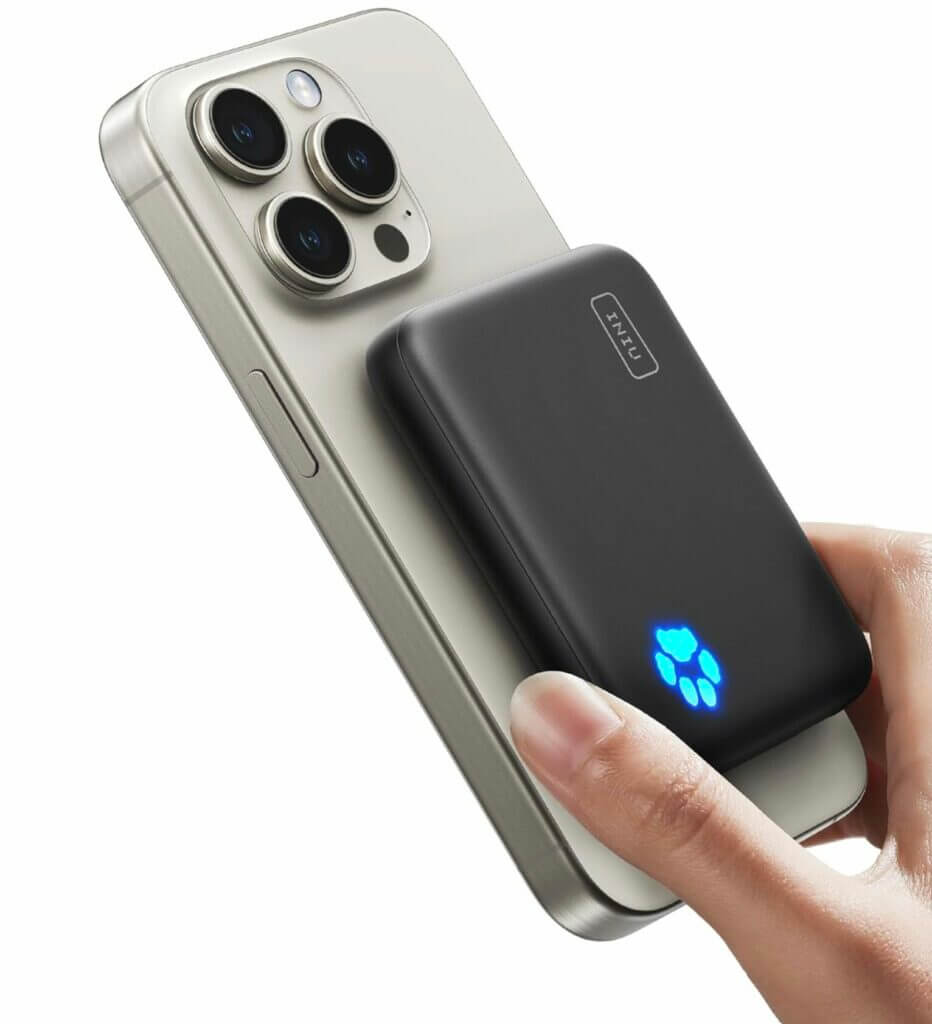 INIU Magsafe Powerbank mit 10.000mAh - 50% Rabatt - Hottip Schnäppchen