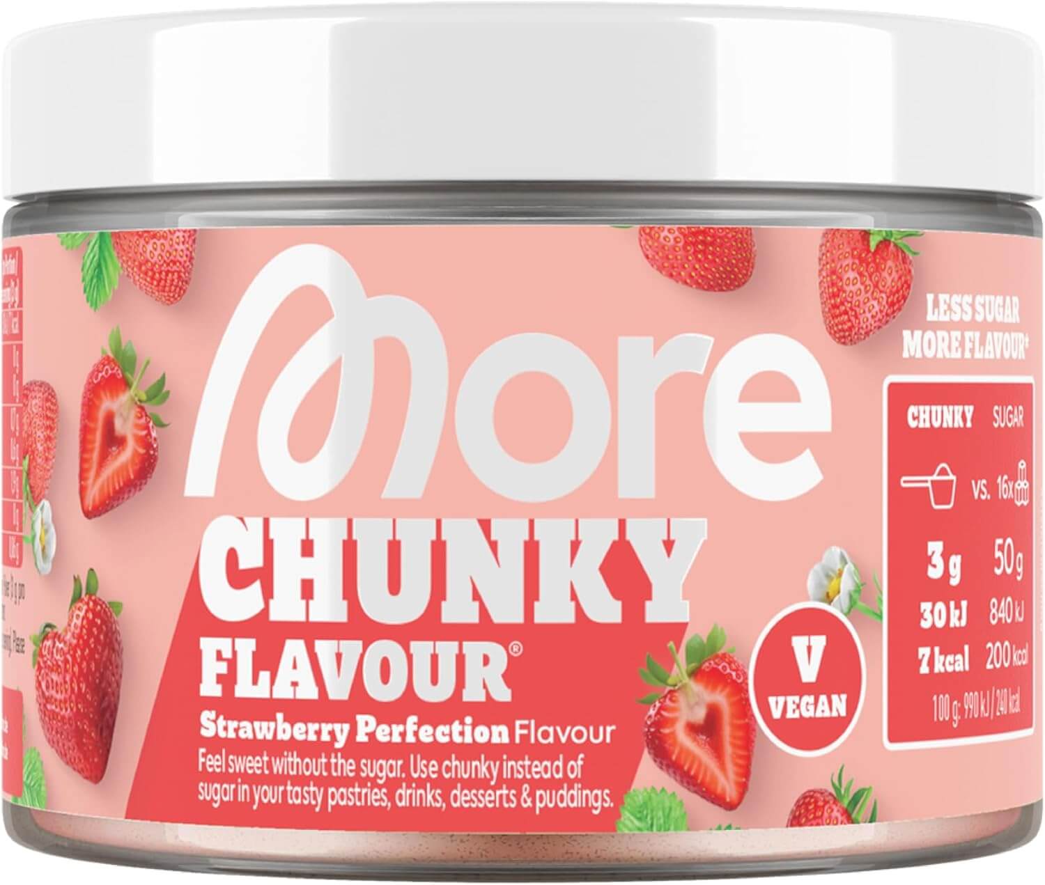 MORE Chunky Flavour Strawberry Perfection - 43% Rabatt